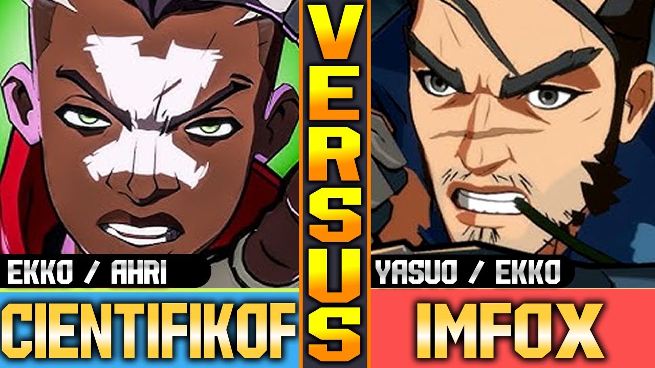 2XKO (CientifikoF Vs ImFox) Ekko, Yasuo and Ahri High Level - YouTube