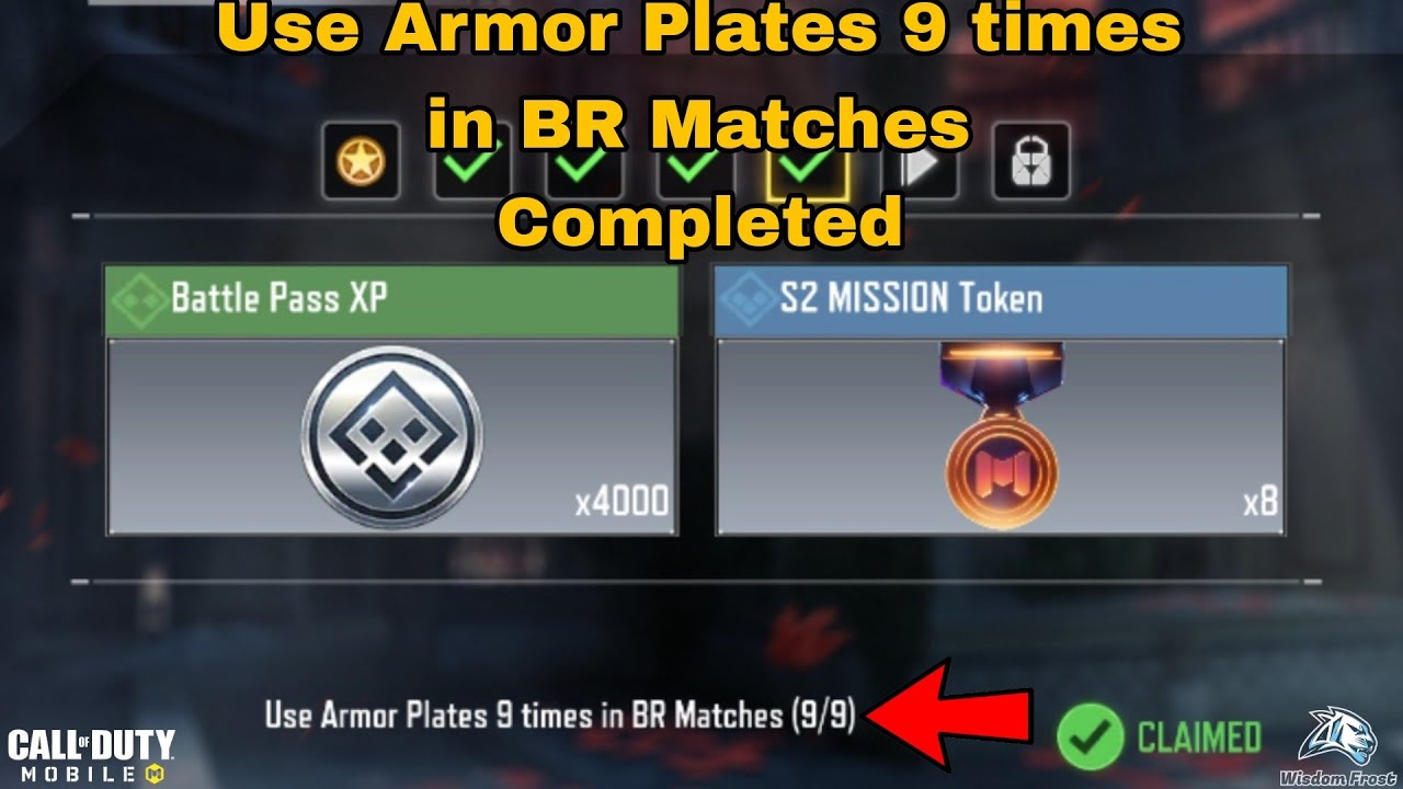 Use Armor Plates 9 times in BR Matches Cod Mobile 2024 - YouTube