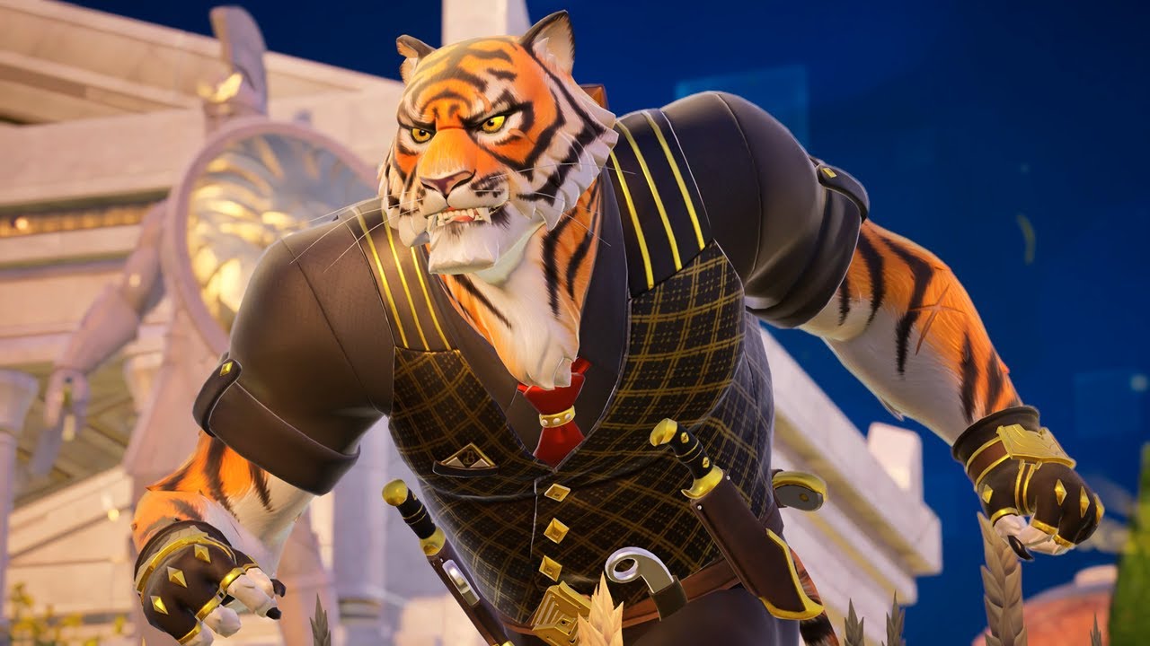 Tiger on the Loose! Highlights Gameplay Fortnite Myths & Mortals ZB ...