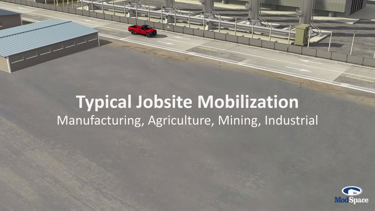 Setting up Modular Buildings for Manufacturing Sites | ModSpace - YouTube