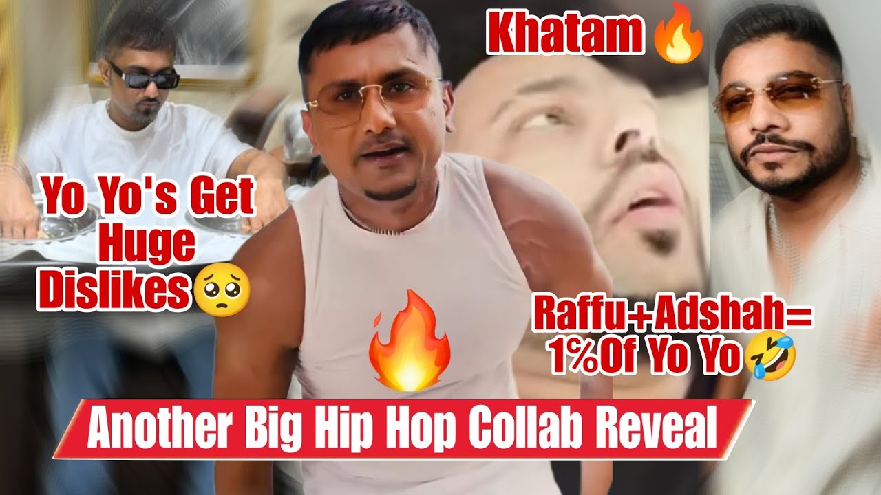 HONEY SINGH's GET DISLIKES🥺| HONEY SINGH'S ANOTHER HIP HOP COLLAB ...