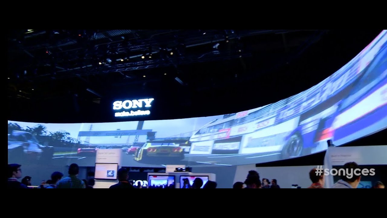 CES 2013 Sony Booth Highlights & Booth Tour - YouTube