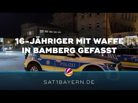 Polizeieinsatz in Bamberg: 16-Jähriger mit Luftdruckpistole festgenommen