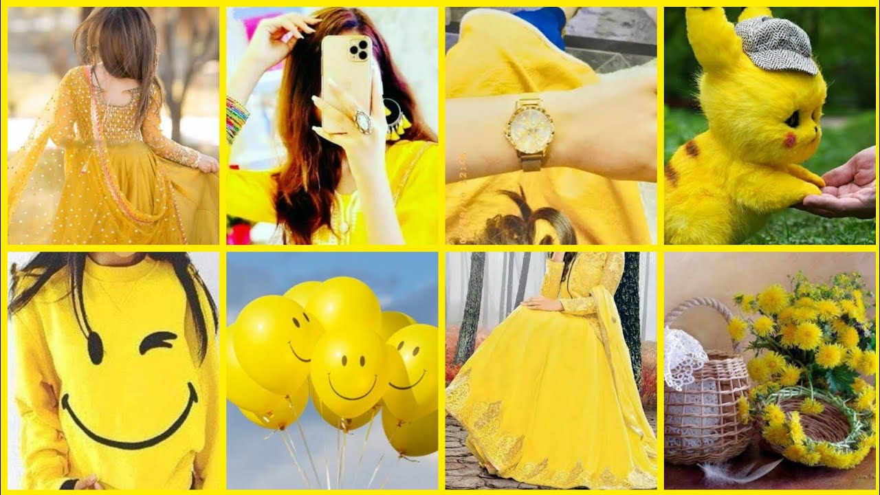 Stylish dpz for girls - Yellow color dpz for whatsapp - Whatsapp ...
