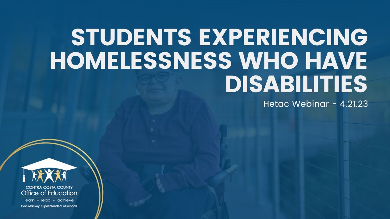 Students Experiencing Homelessness Who Have Disabilities - Hetac ...