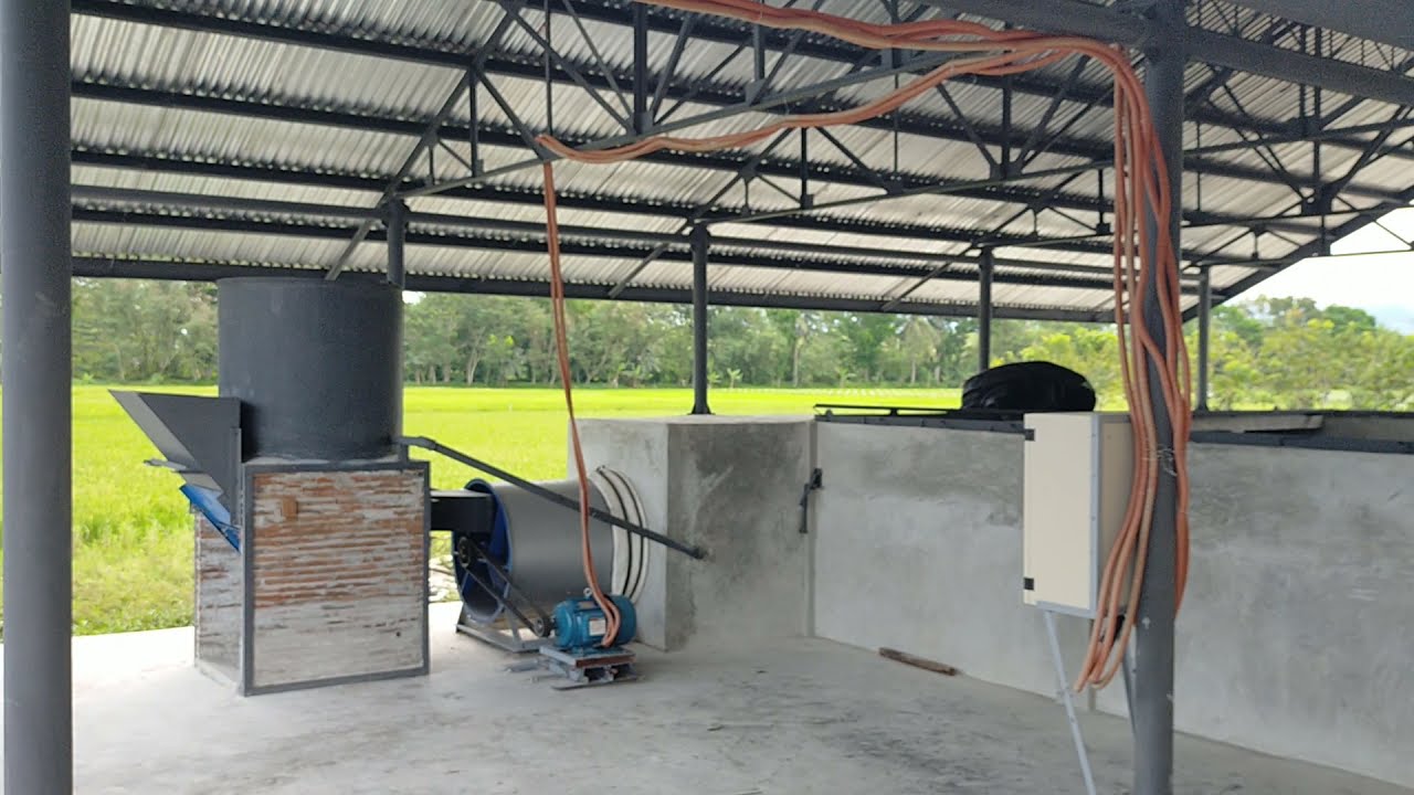 Checking Out A Newly Constructed Flatbed Dryer - YouTube