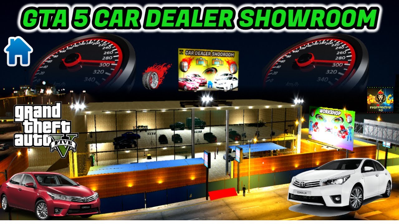 GTA 5 Car Dealer Showroom Mod | Franklin Visit Cars Showroom | How to ...