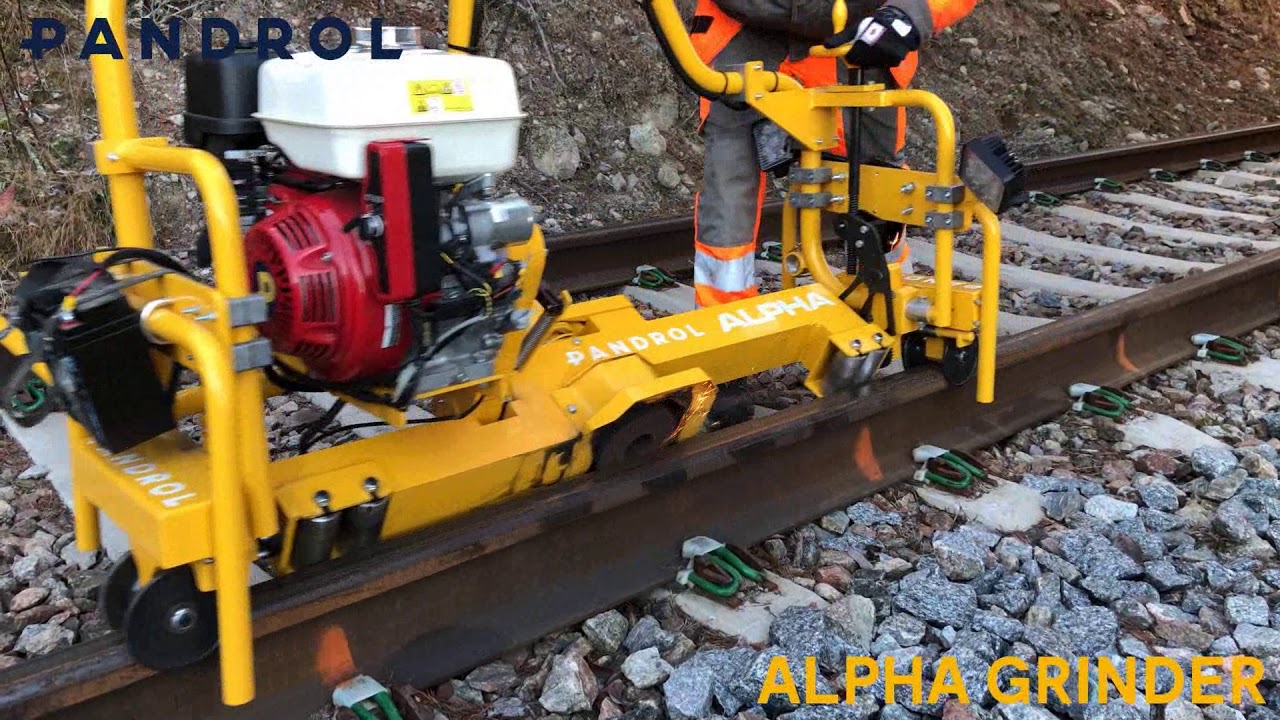 Pandrol Alpha Grinder - YouTube