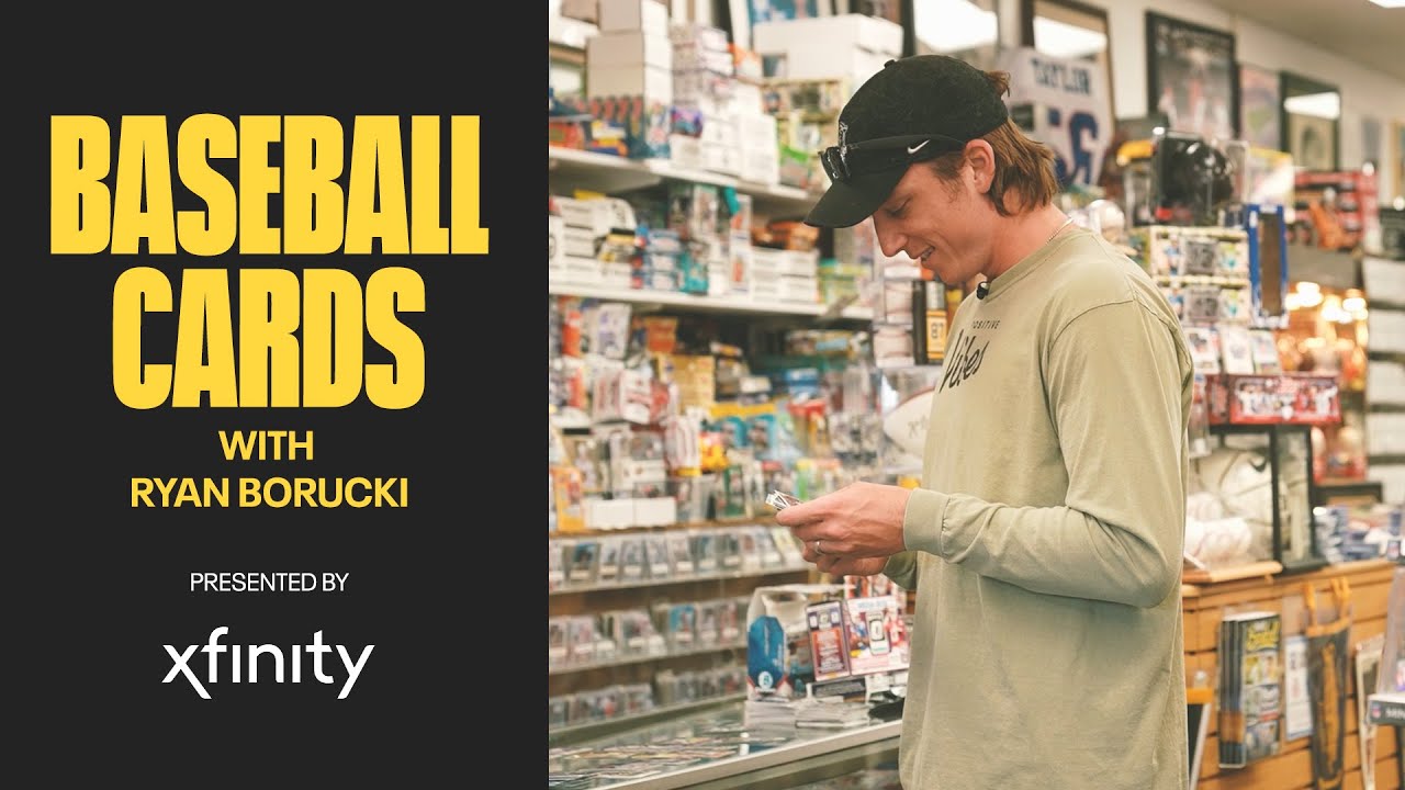 Ryan Borucki Visits Baseball Card Castle | Pittsburgh Pirates - YouTube