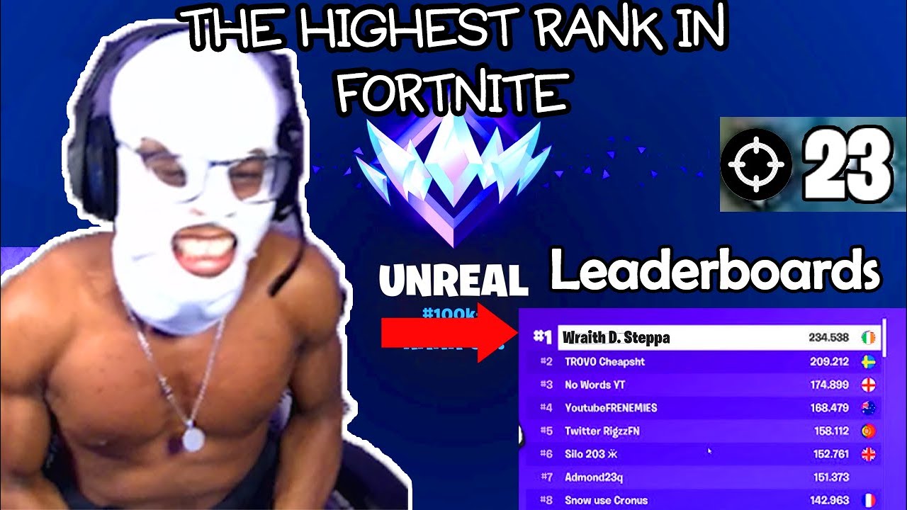 I HIT UNREAL | The Highest Rank In Fortnite | Fortnite: Reload - YouTube