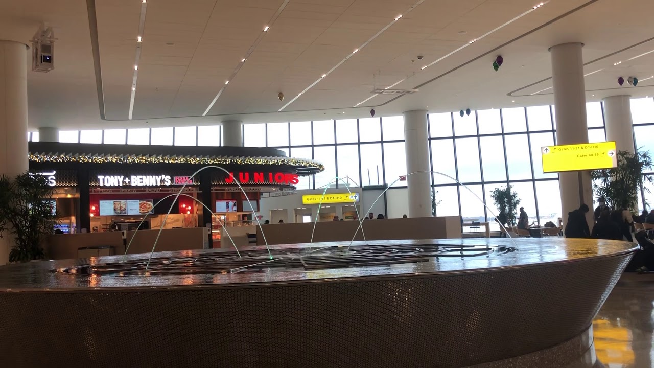 LGA Terminal B New Food Court || Voice of Mahbub - YouTube
