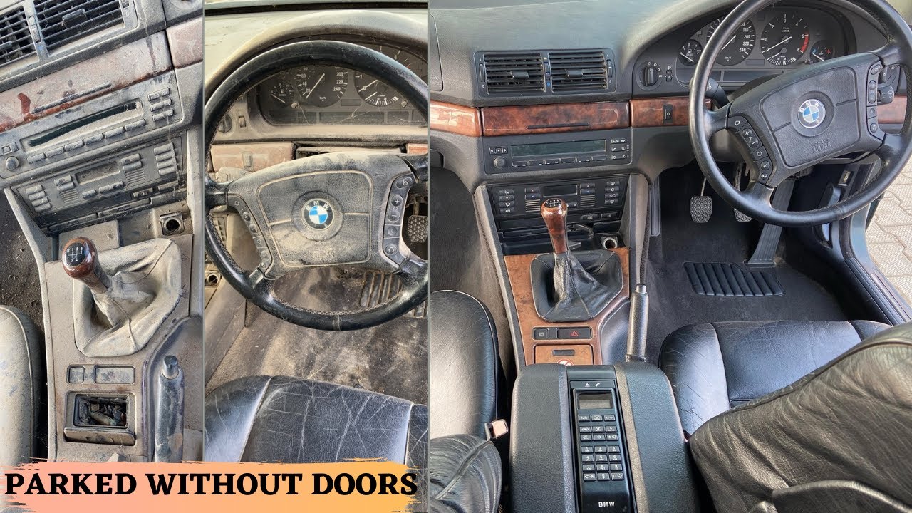 Cleaning And Restoring A Destroyed Bmw E39 Interior - YouTube