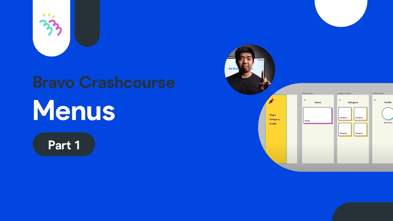 Bravo menus | Bravo Studio + Figma basics. Beginner Crashcourse 1/5 ...