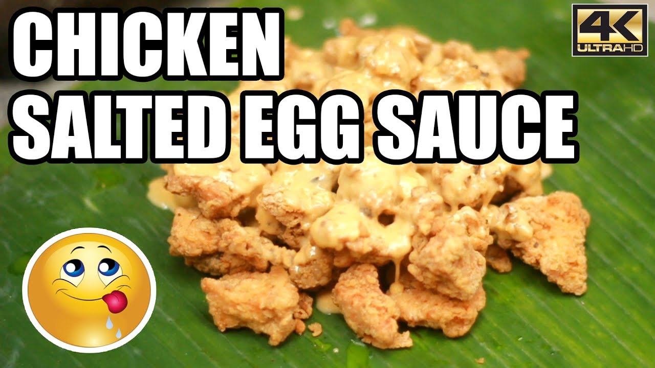 Crispy Fried Chicken with Salted Egg Sauce | Bong Cooking - YouTube
