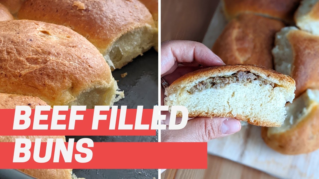 Beef Filled Buns - A Traditional Meat Bun Recipe by Tatar Turks - Tava ...