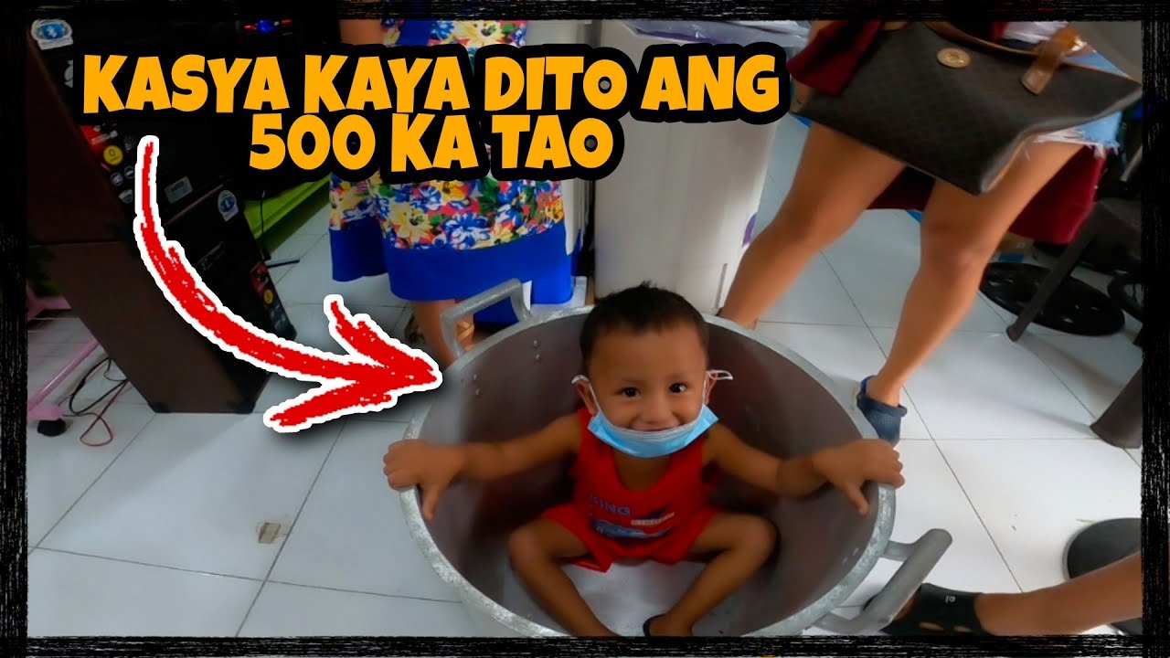 bata sa malaking kaldero || charity feeding program - YouTube
