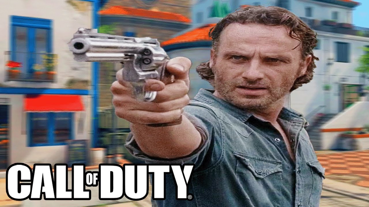 Call of Duty but I'm RICK GRIMES - YouTube