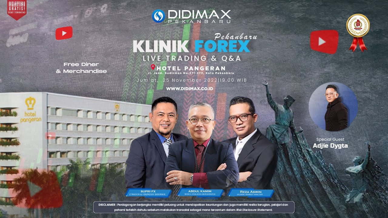 DIDIMAX KLINIK FOREX PEKANBARU - Hotel Pangeran - YouTube