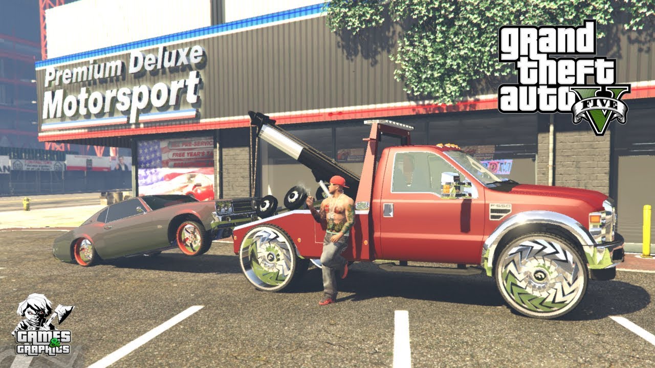 TOW TRUCK DONK!! (CAR SHOWCASE #28) GTA 5 PC MODS - YouTube