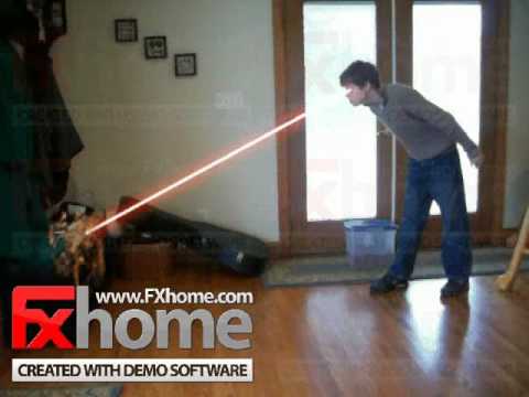 laser vision with fxhome effectslab pro demo - YouTube