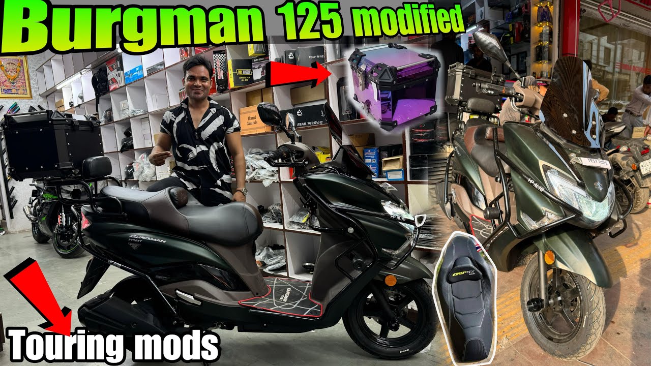 suzuki burgman 125 modified | Burgman Per Top Box 📦? | Burgman Sofa ...