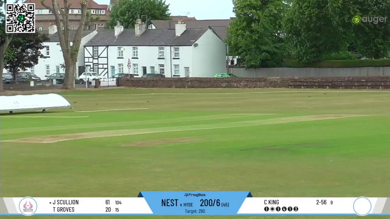 Neston CC 2nd XI v Hyde CC, Cheshire 2nd XI - YouTube