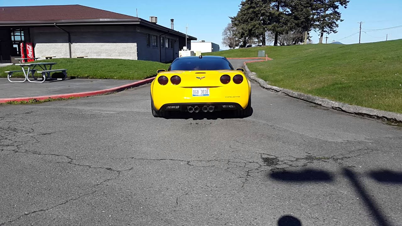 C6 LS2 Headers, no cats, B&B PRT - YouTube