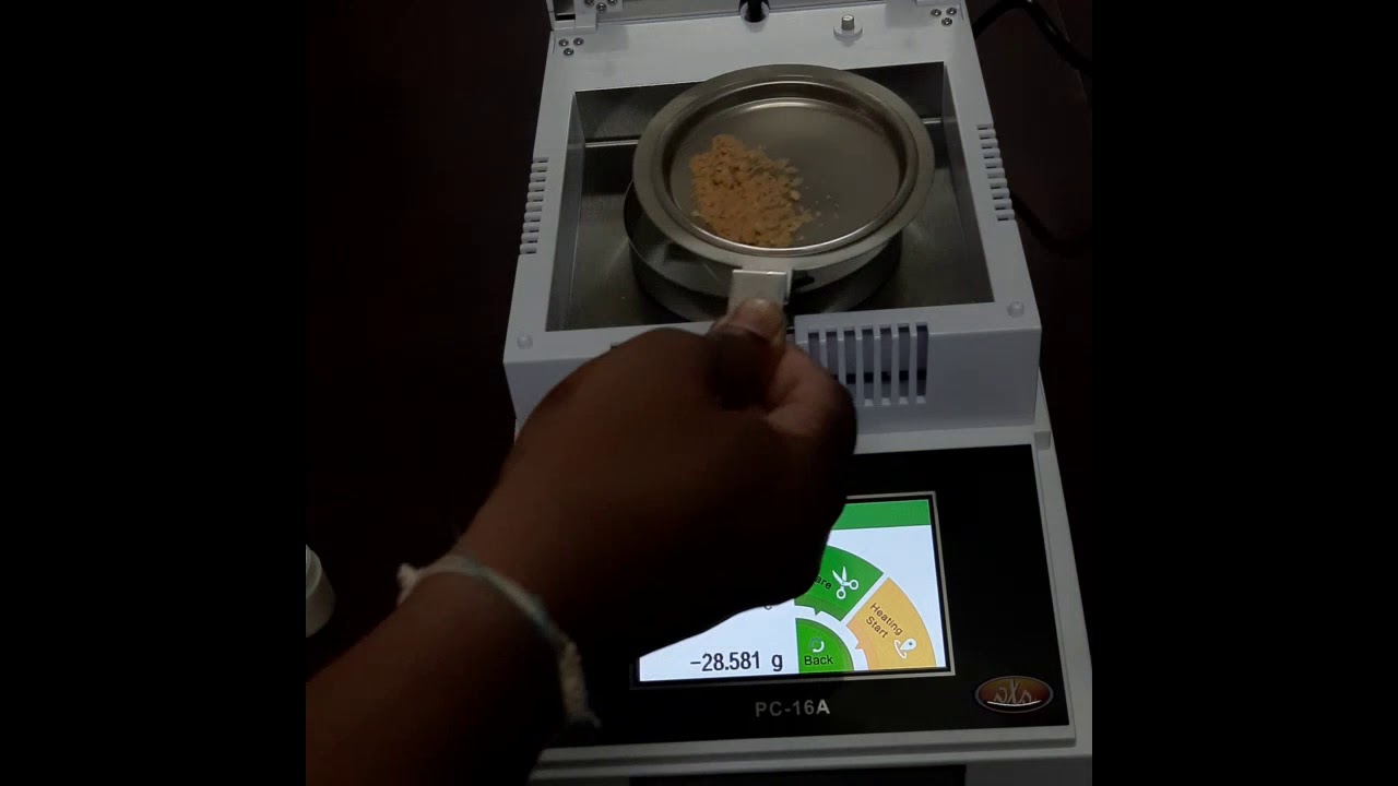 MOISTURE ANALYZER OPERATION & CALIBRATION - YouTube