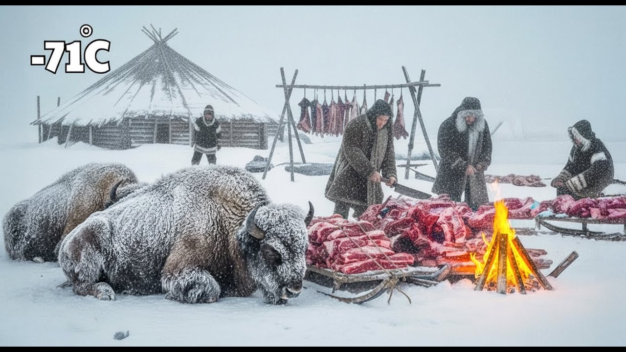 Surviving -71°C: The Great Bison Hunt | Feeding The Village In The ...