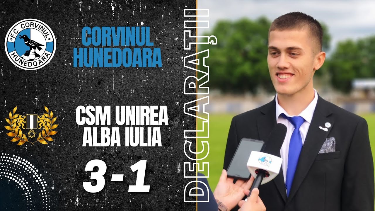 DECLARAȚII | Florin Maxim și Ștefan Lefter după Corvinul Hunedoara ...
