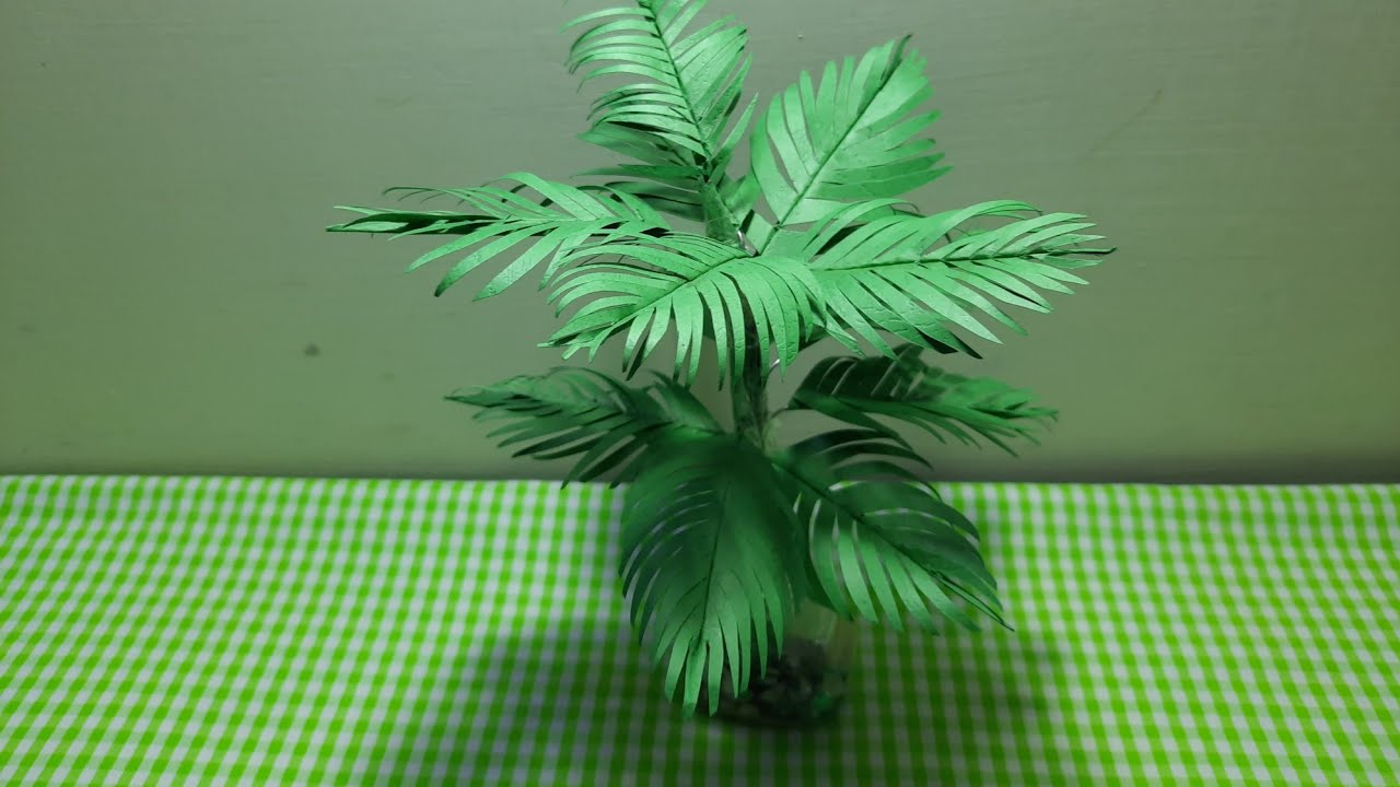 #papercrafts # treecrafts # diycoconuttree🏝🏝🏝🏝🏝 coconut tree making ...