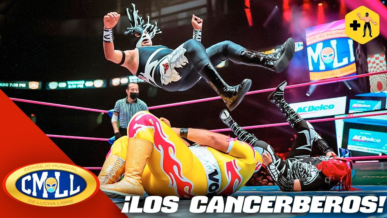 Virus, Cancerbero y Luciferno derrotan a Flyer, Diamond y Volcano - YouTube