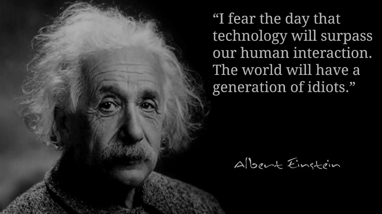 Einstein Warned! AI Robot Technology Would Make Humans A Generation of ...