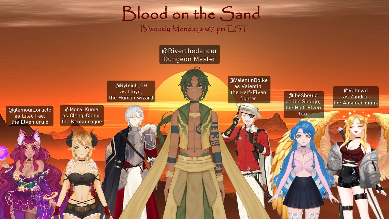 [DND Original] River Runs: Blood on the Sand EP1 #vtuber #dnd - YouTube