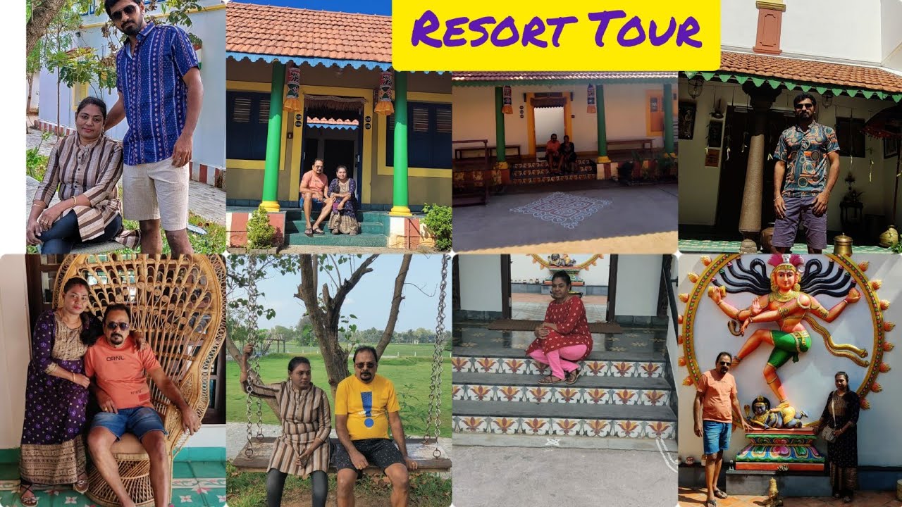 Marudham village resort tour/village themed resort/one day in village ...