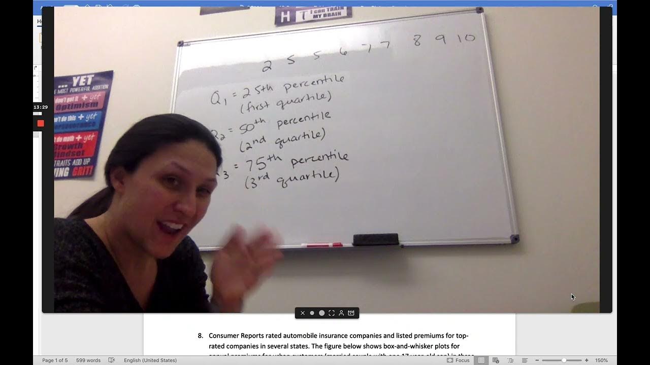 Lesson 19 Frequency Tables, Histograms, and Box Plots - YouTube