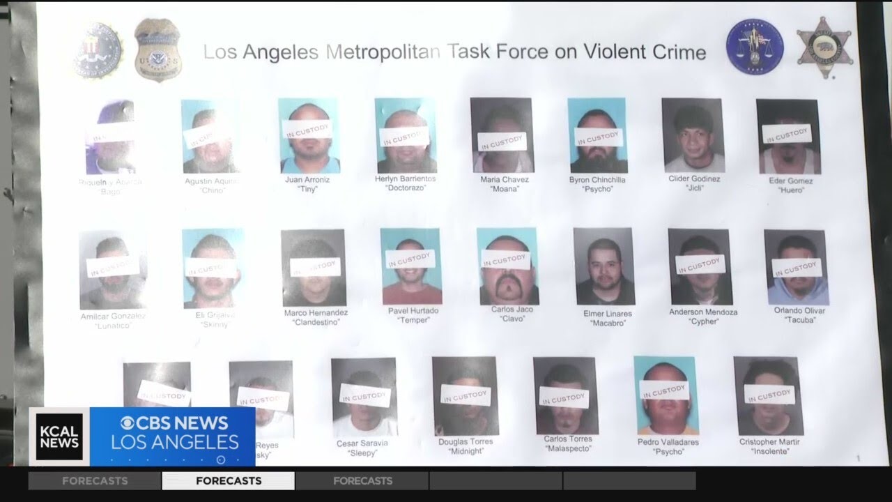 23 members of MS-13 gang indicted after 2-year drug investigation - YouTube