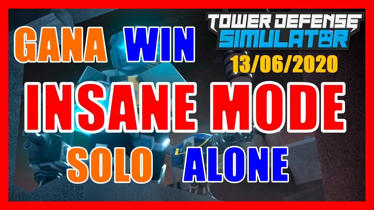 Roblox Tower Defense Simulator | EASY WAY TO WIN FALLEN ALONE | GANA ...