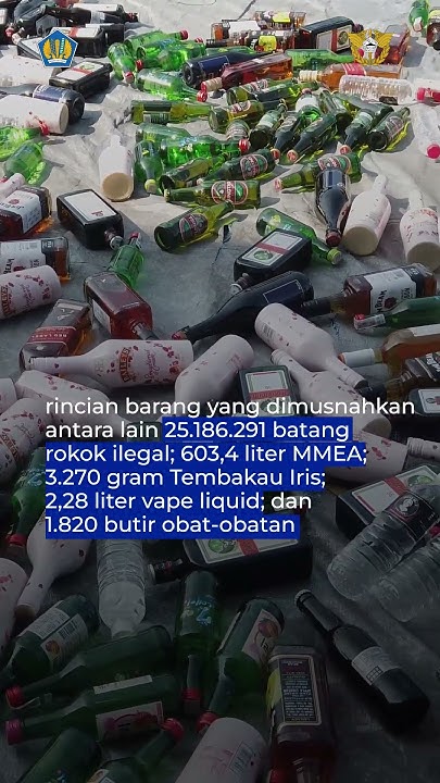 Lindungi Masyarakat, Bea Cukai Jateng DIY Musnahkan 25,1 Juta Batang Rokok Ilegal - YouTube