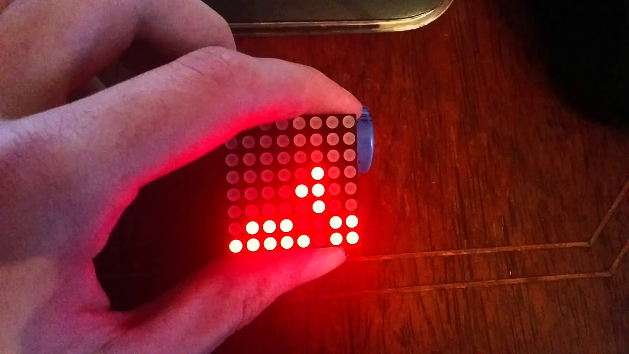 LED Matrix Tetris - YouTube