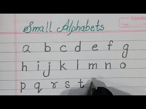 English small Letter writing/english small Letter handwriting/English ...