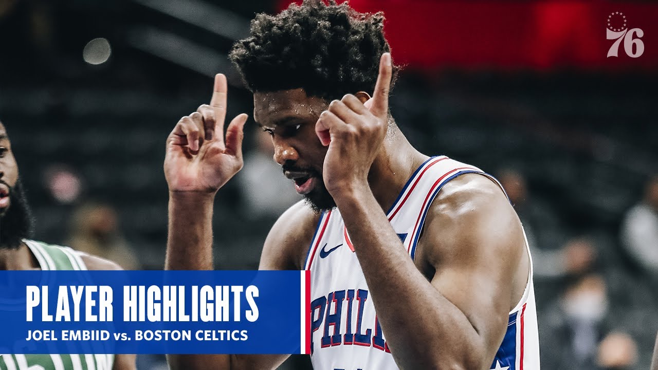 Joel Embiid | HIGHLIGHTS vs. Boston Celtics (12.15.20) - YouTube