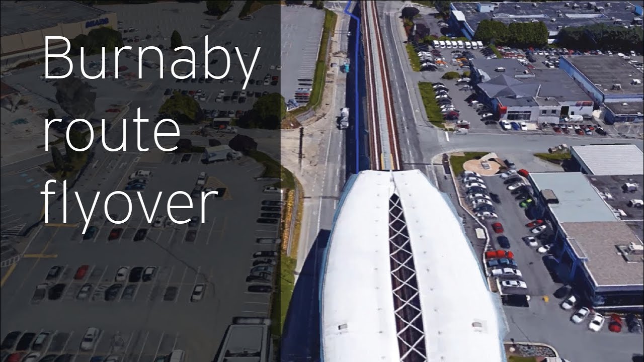 FortisBC Gas Line Upgrades: Burnaby route flyover - YouTube