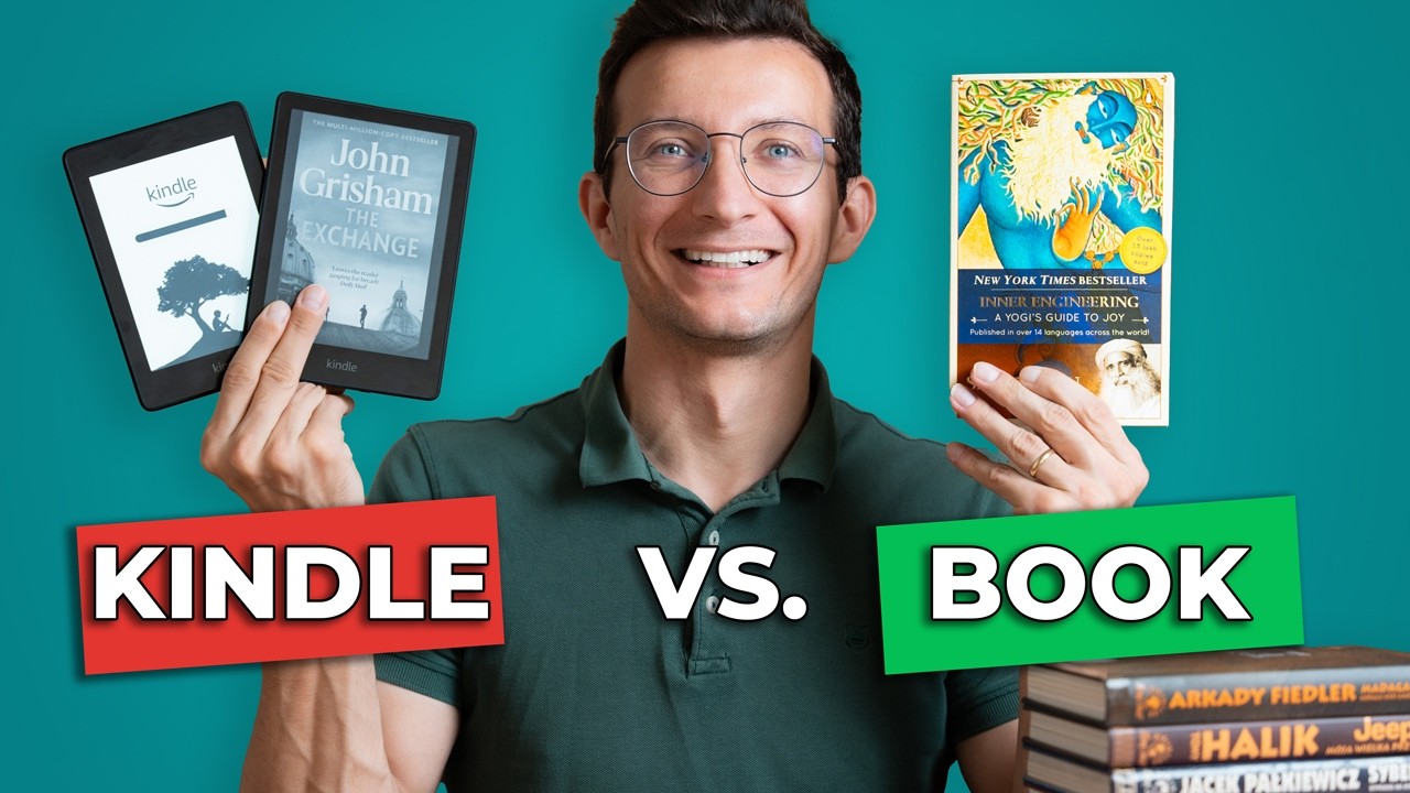 Kindle or Book? A Traveler’s Perspective on Which is Best! - YouTube