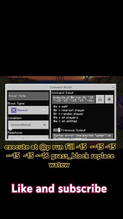 Minecraft command part 2 - YouTube