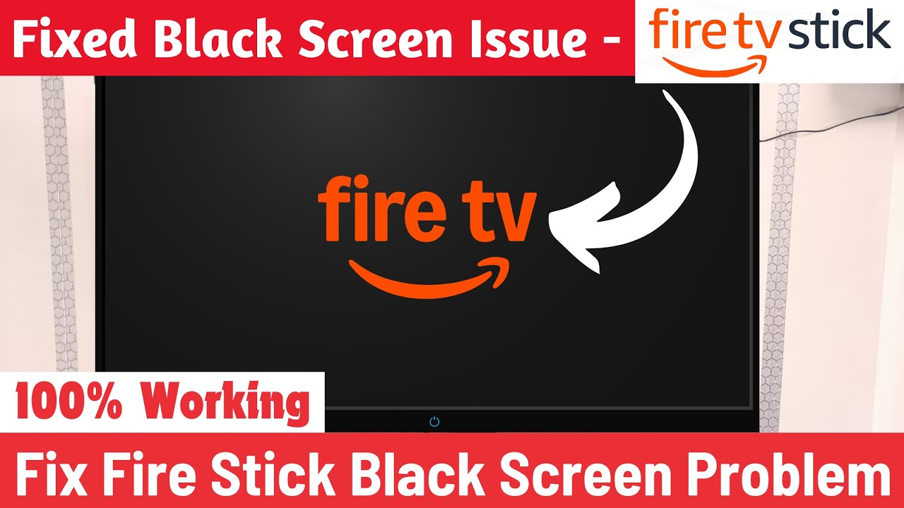 How to Fix Fire TV Stick Black Screen Problem (Fast & Easy) 🔥 | Amazon ...