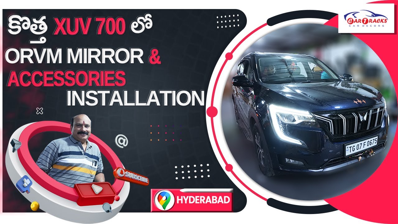 XUV 700 | Orvm Mirror & Ambient Lights & Accessories Installation | Car ...