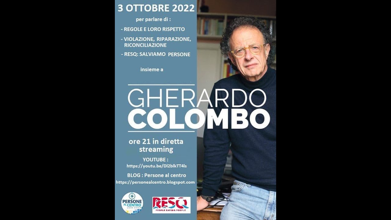 "Sulle regole" di Gherardo Colombo - YouTube