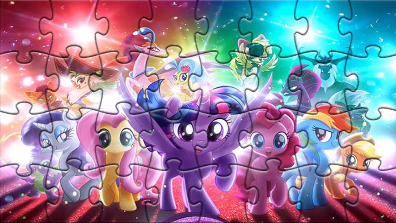 My Little Pony Puzzle Games For Kids with Pinkie Pie Fluttershy and ...