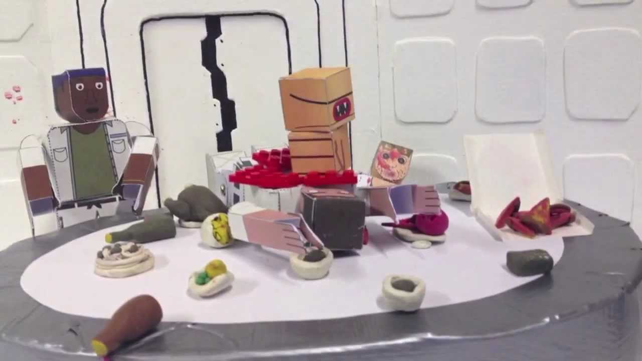 Alien Stop Motion Chest Burster Scene! - YouTube